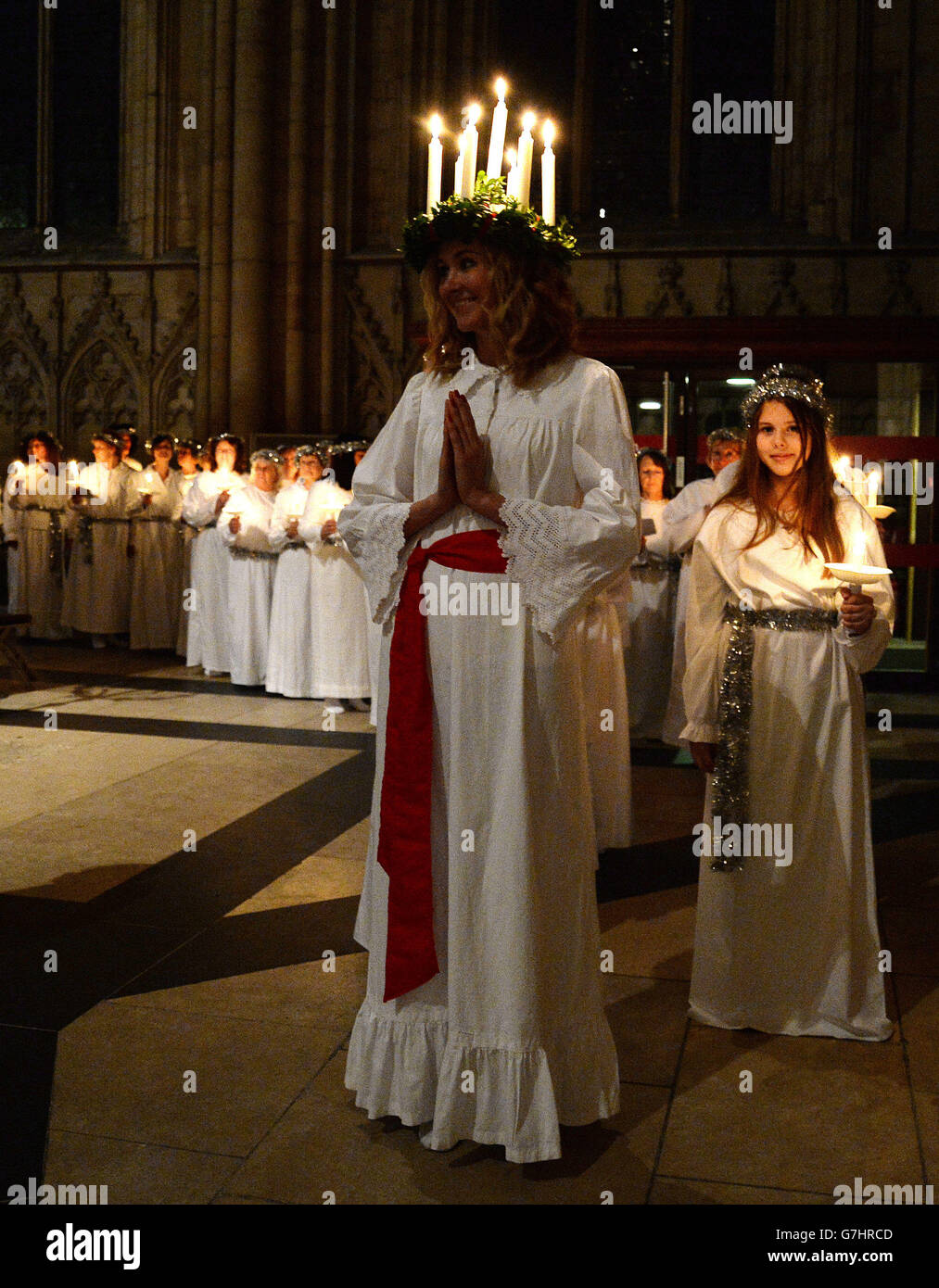 Sankta Lucia Festival Stock Photo - Alamy