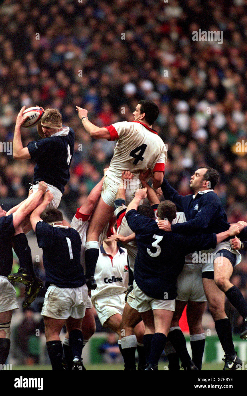 International Rugby Union ... England v Scotland Stock Photo - Alamy