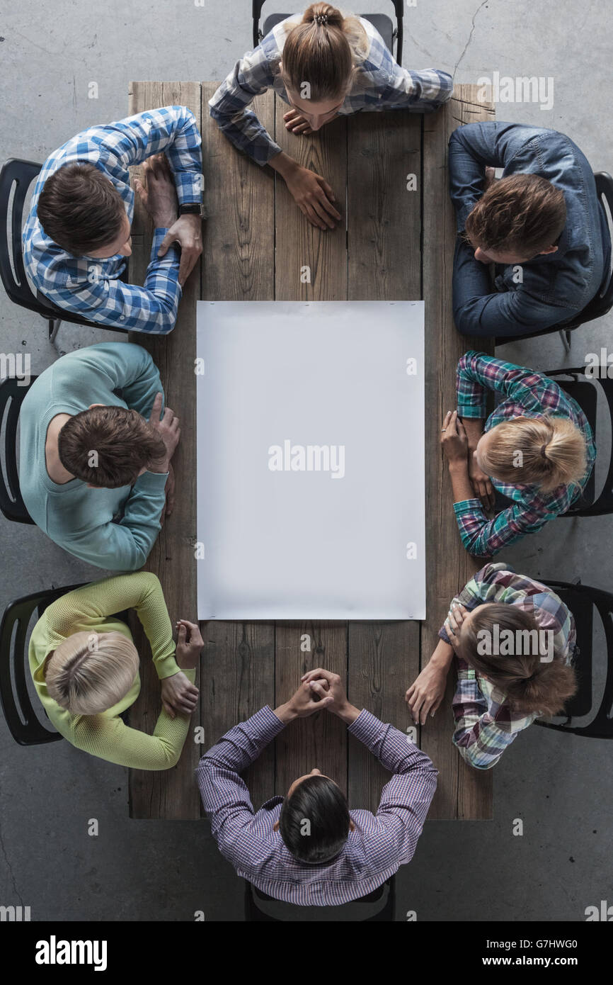 Brainstorming table hi-res stock photography and images - Alamy