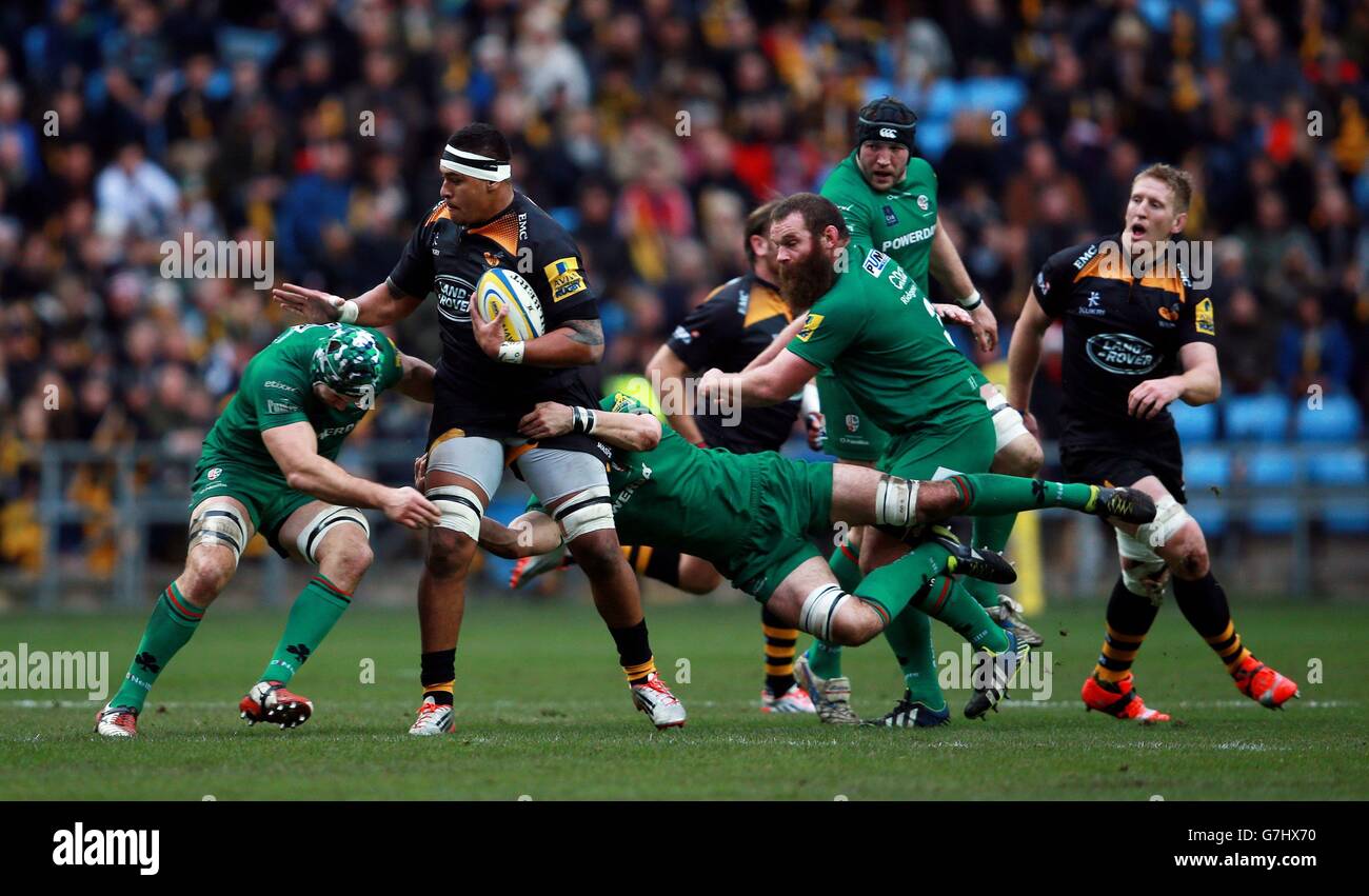 Rugbyu wasps hli wip mipdec14 december14 hi-res stock photography and ...
