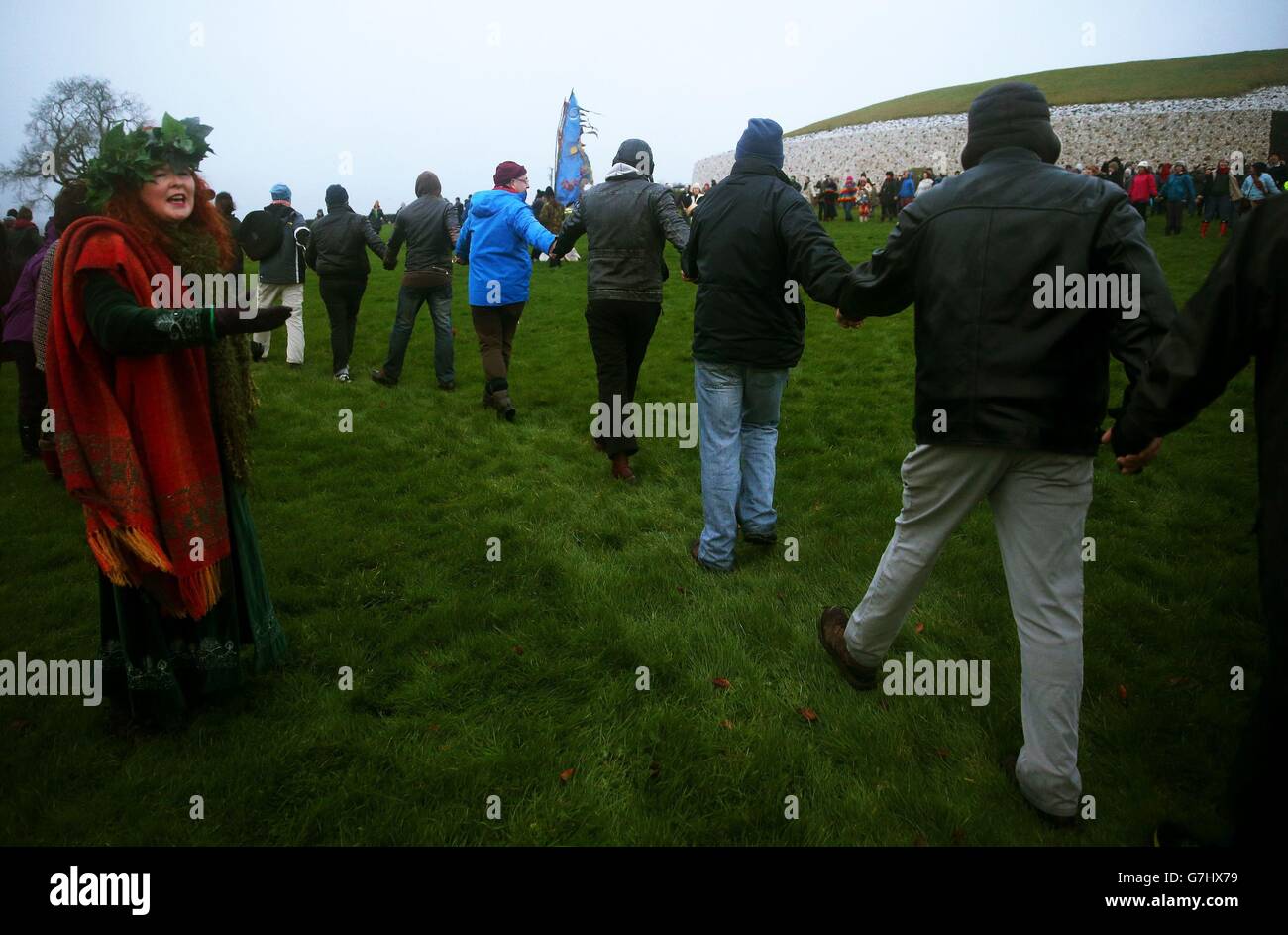 People take part in a divine masculine and divine feminine ritual as ...