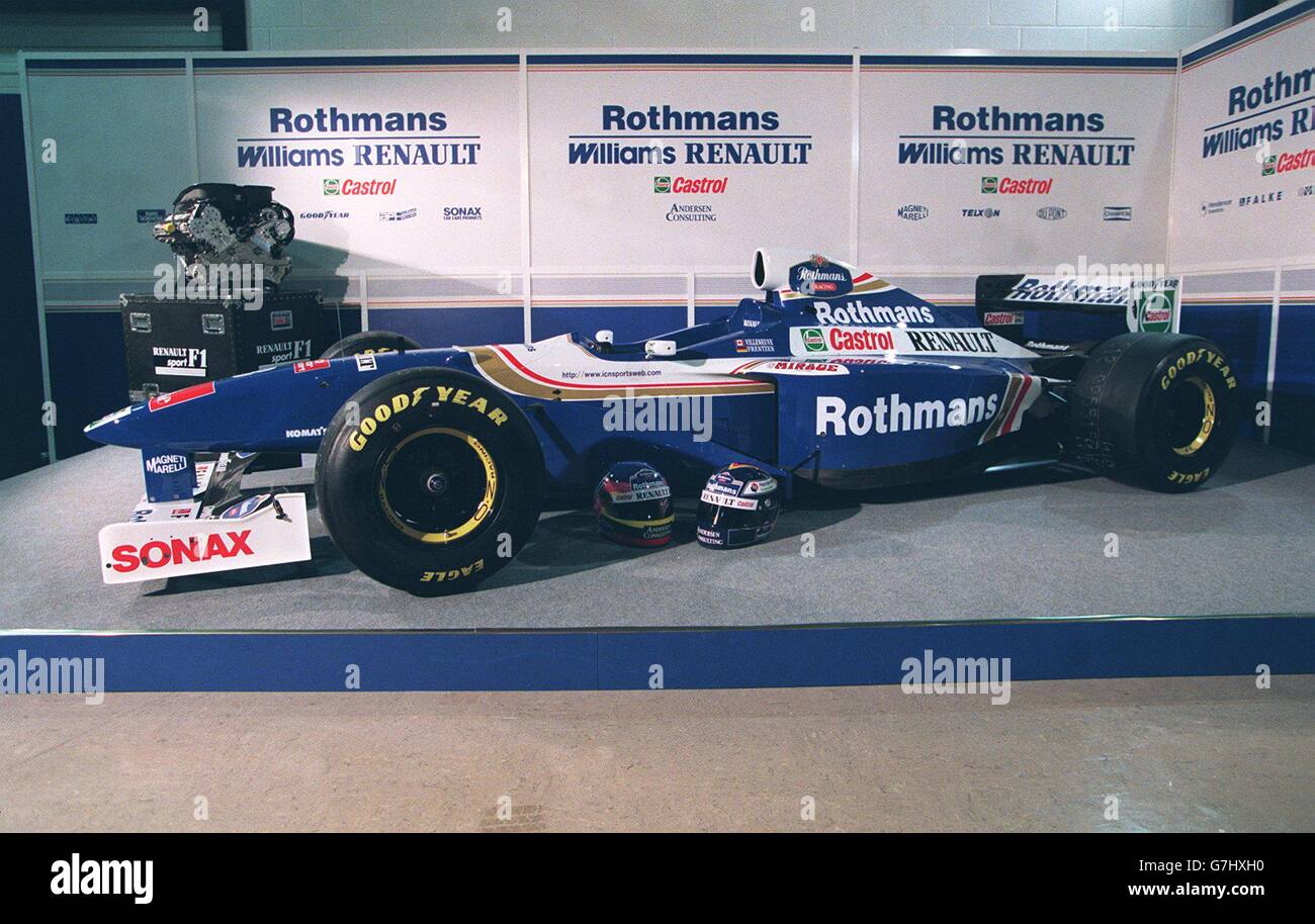 1997 williams renault formula one launch hi-res stock photography and ...