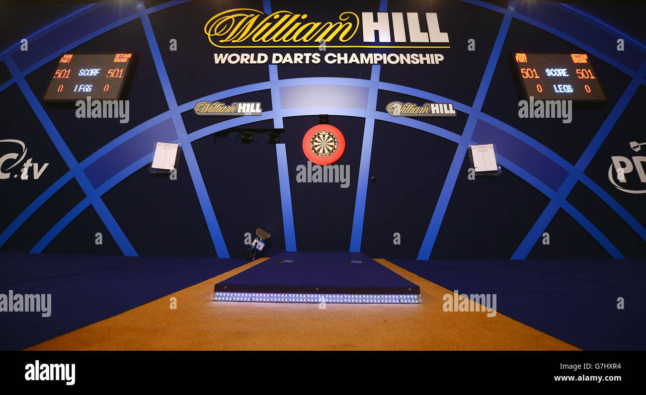 General view of the action during the William Hill World Darts ...