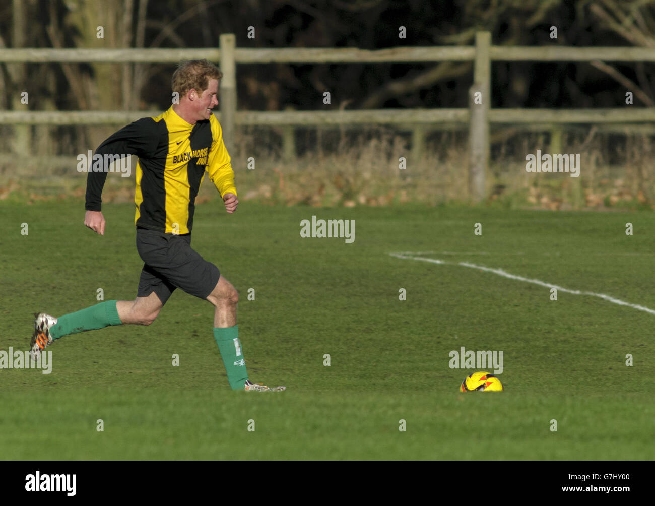 Annual Sandringham football match Stock Photo - Alamy
