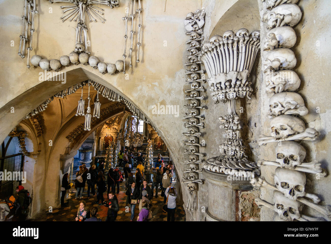 Ossuary kostnice in sedlec hi-res stock photography and images - Alamy