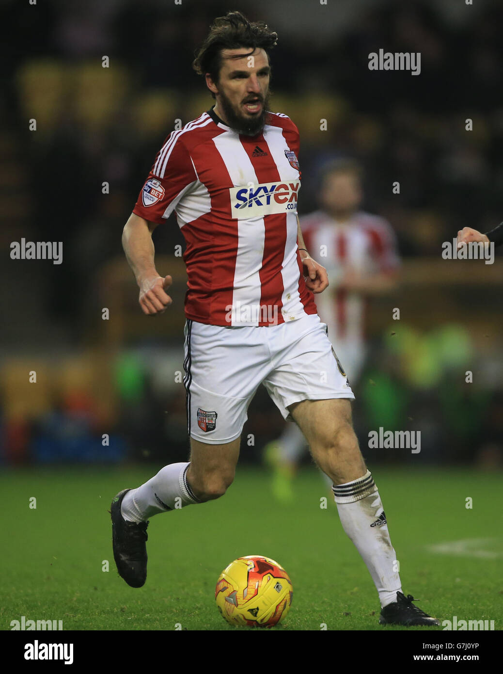 Brentford's Jonathan Douglas during the Sky Bet Championship match at ...