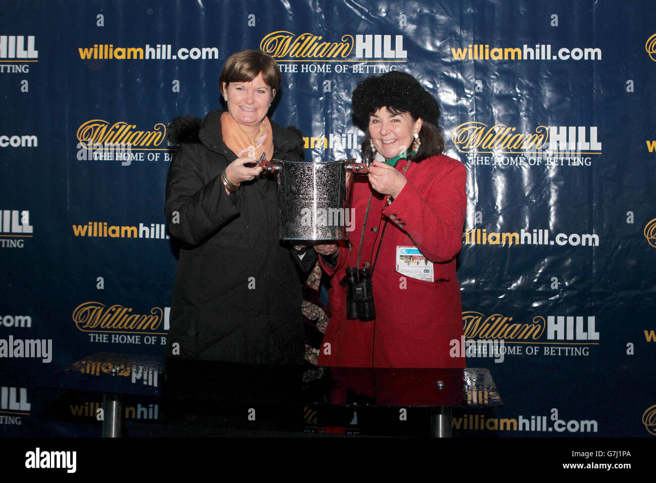 The trophy presentation to owner of Alternatif, Professor Caroline ...