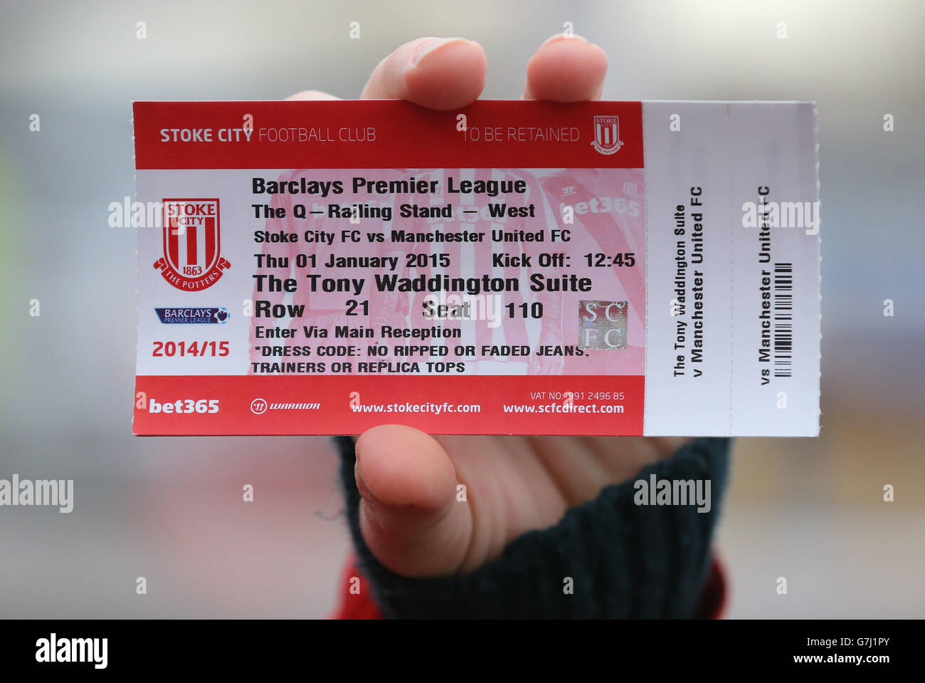 Barclays premier league ticket hi-res stock photography and images - Alamy