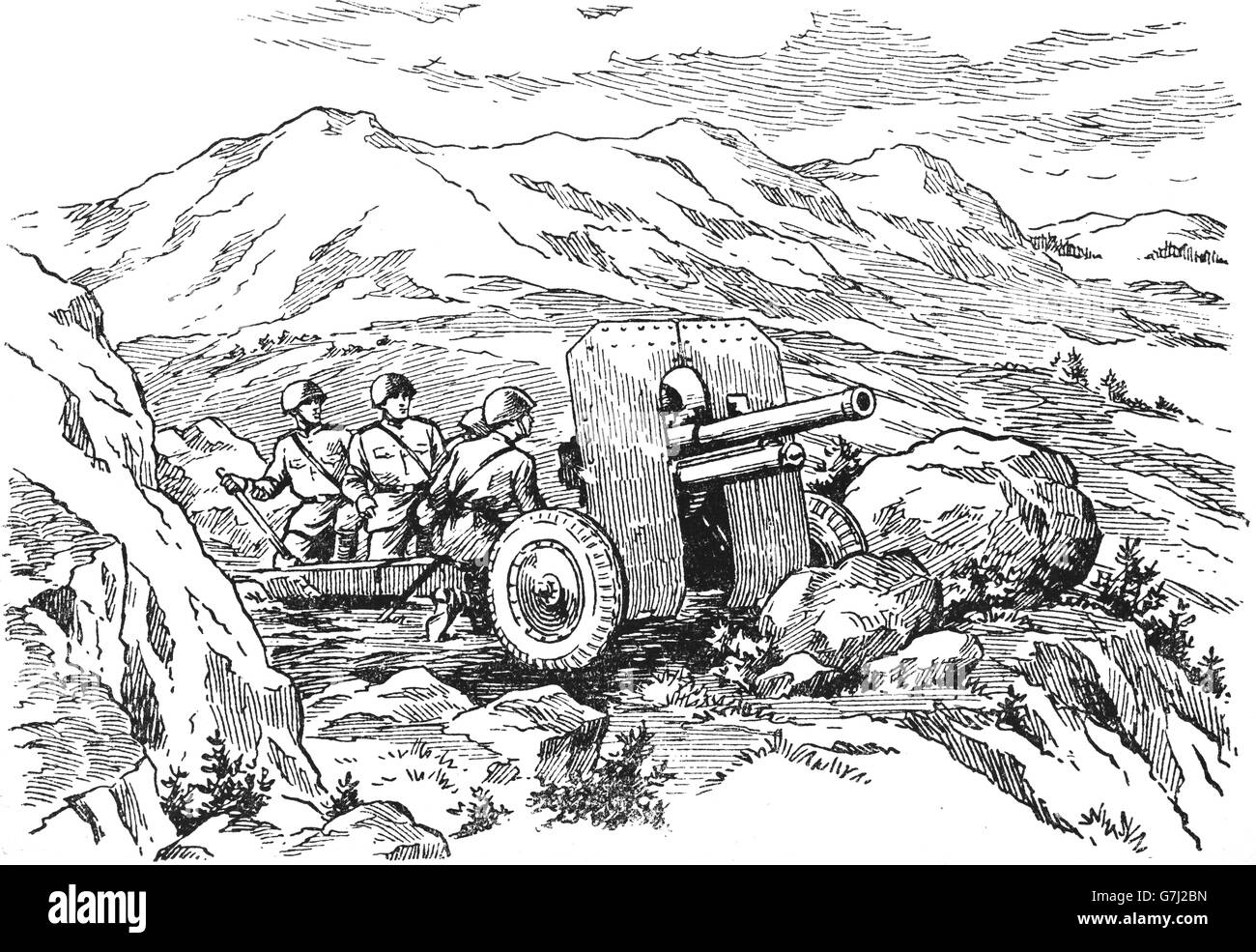 Ww2 Howitzer Drawing