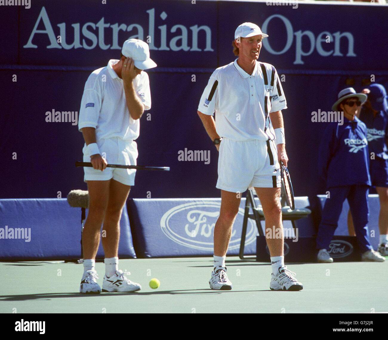 Tennis-Ford Australian Open. Todd Woodbridge and Mark Woodforde of ...