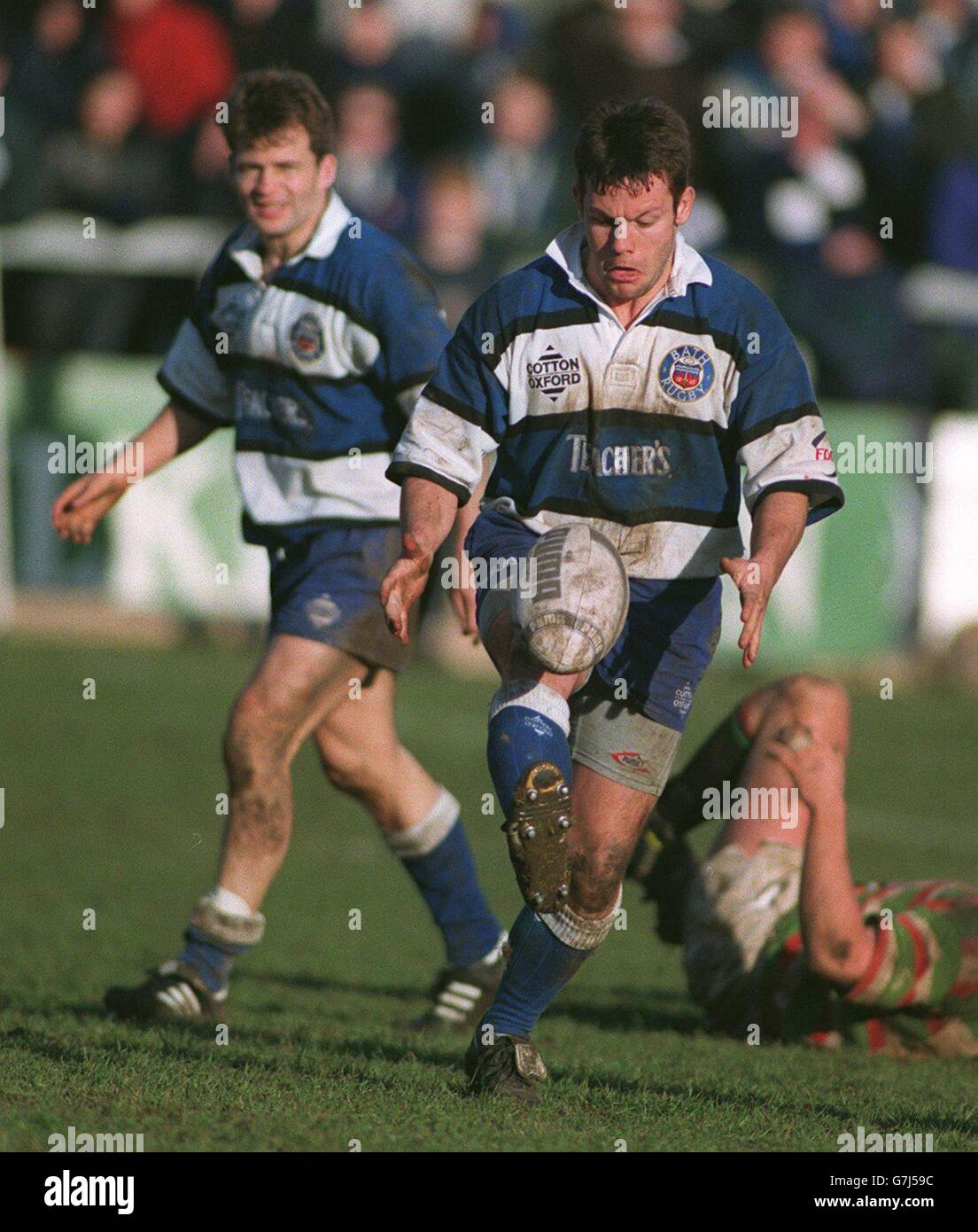 Rugby Union .Pilkington Cup. Bath v Leicester. Ian Sanders, Bath Stock ...