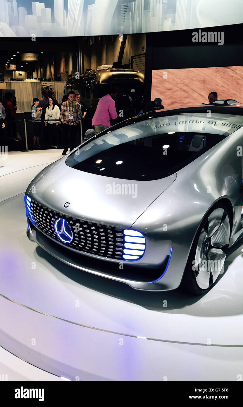 A Mercedes-Benz concept F 015 driverless saloon car that allows seats ...