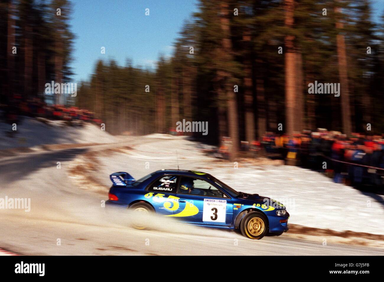 Motor racing rally subaru 555 hi-res stock photography and images - Alamy