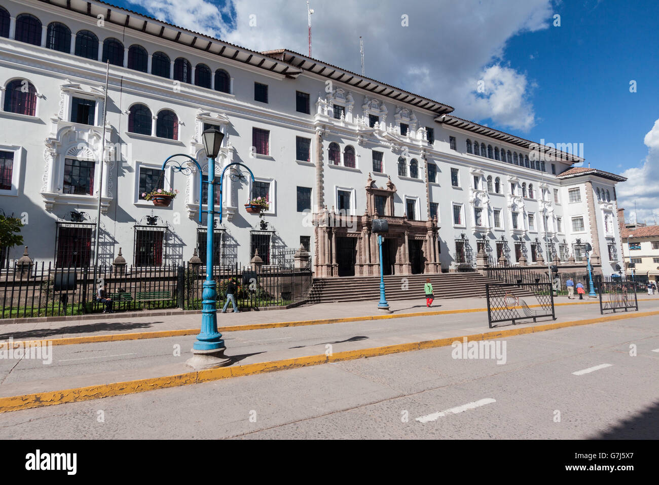 Historical Building Cusco Peru Stock Photo - Alamy
