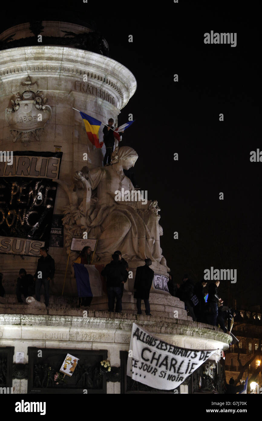 Charlie Hebdo magazine shooting Stock Photo - Alamy
