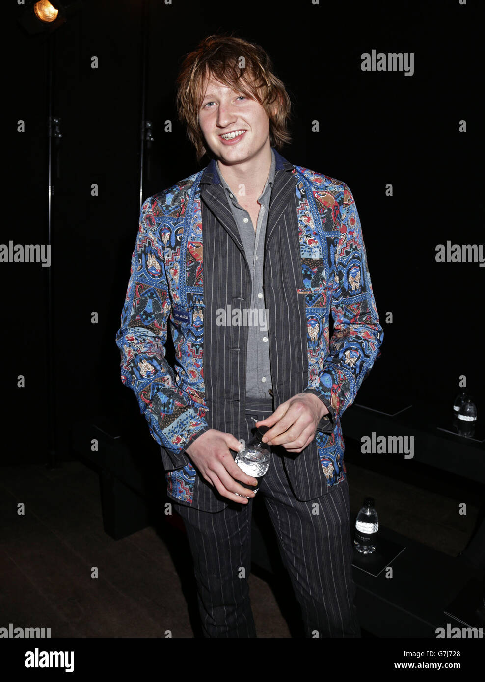 Pretty Green Front Row - London Collections: Men 2015 Stock Photo - Alamy