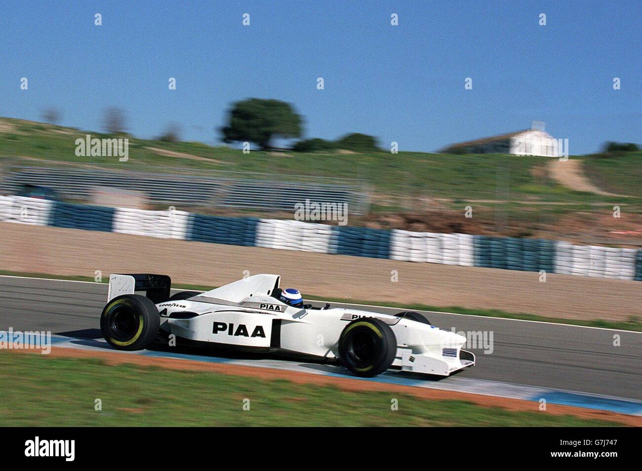 Mika salo tests the tyrrell hi-res stock photography and images - Alamy