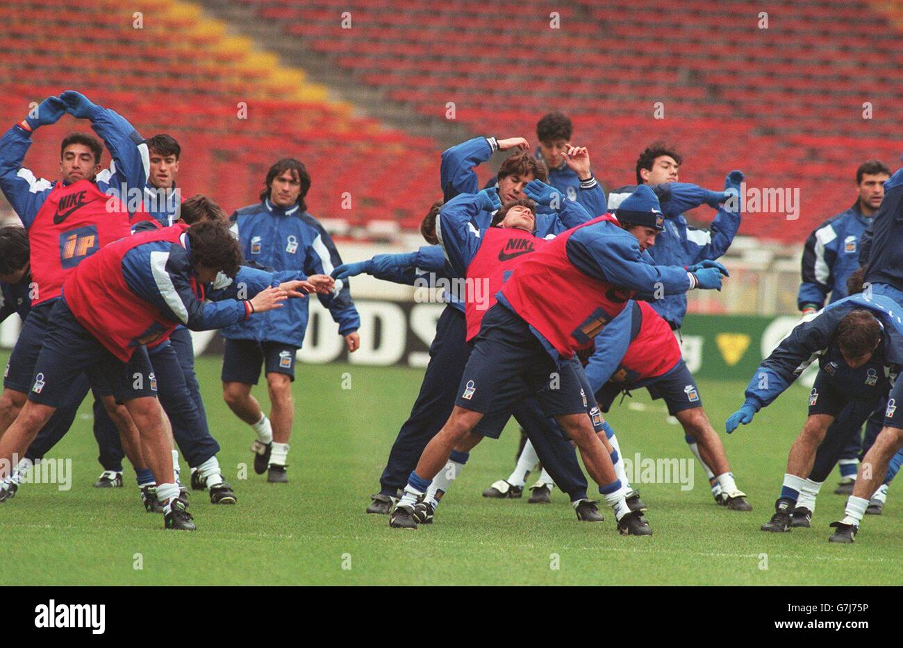 International Soccer - Italy Training Stock Photo - Alamy