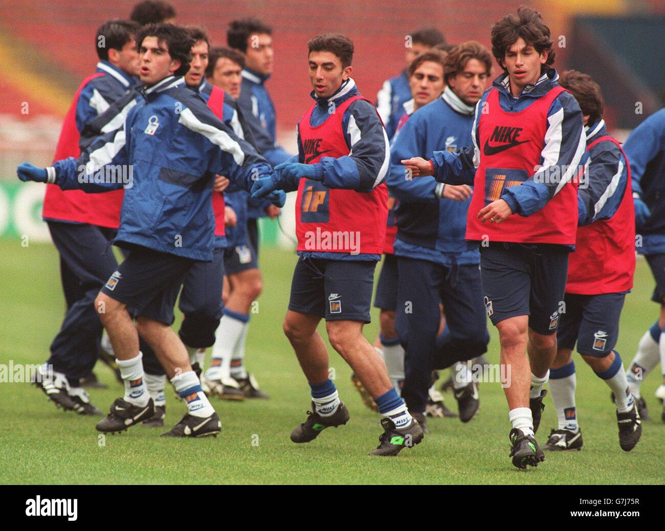 International Soccer - Italy Training Stock Photo - Alamy