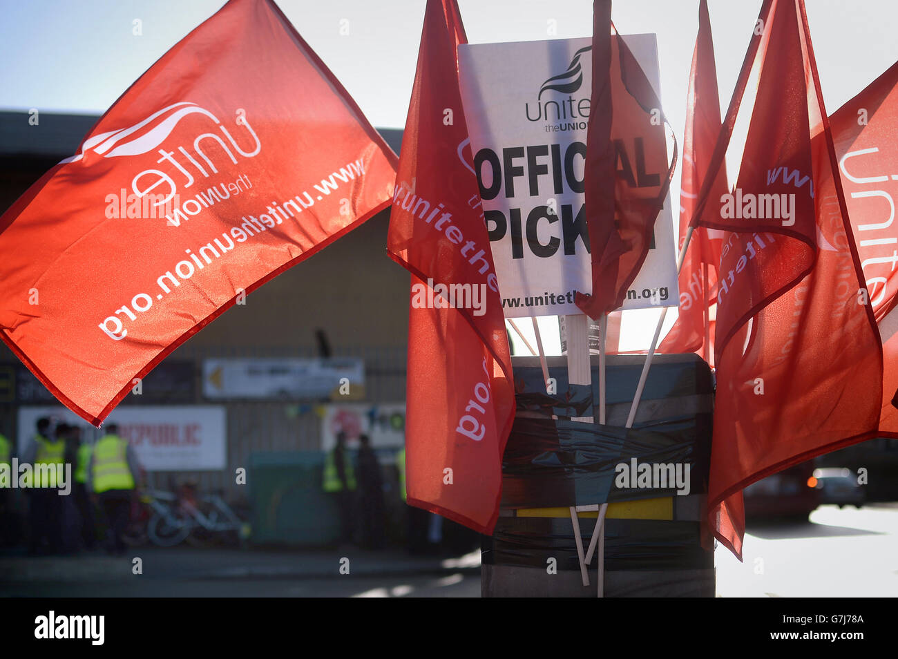 Unite strike bus hi-res stock photography and images - Alamy
