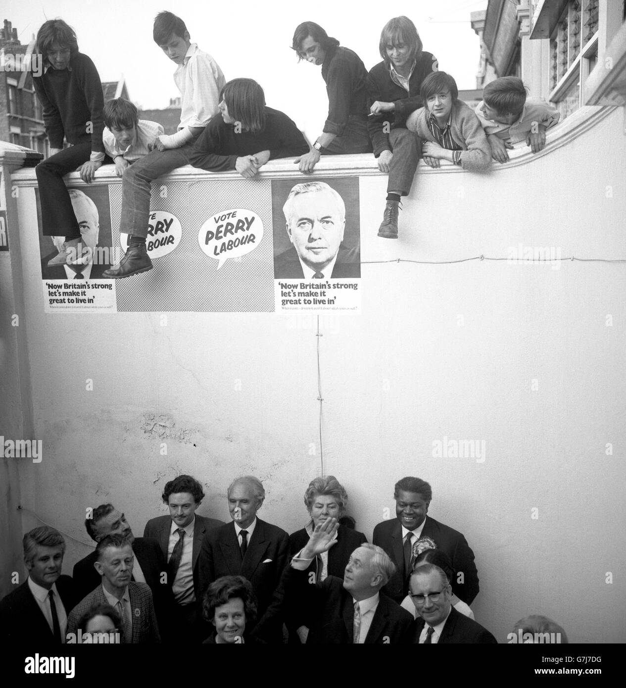 Politics - General Election 1970 - Battersea, London Stock Photo - Alamy