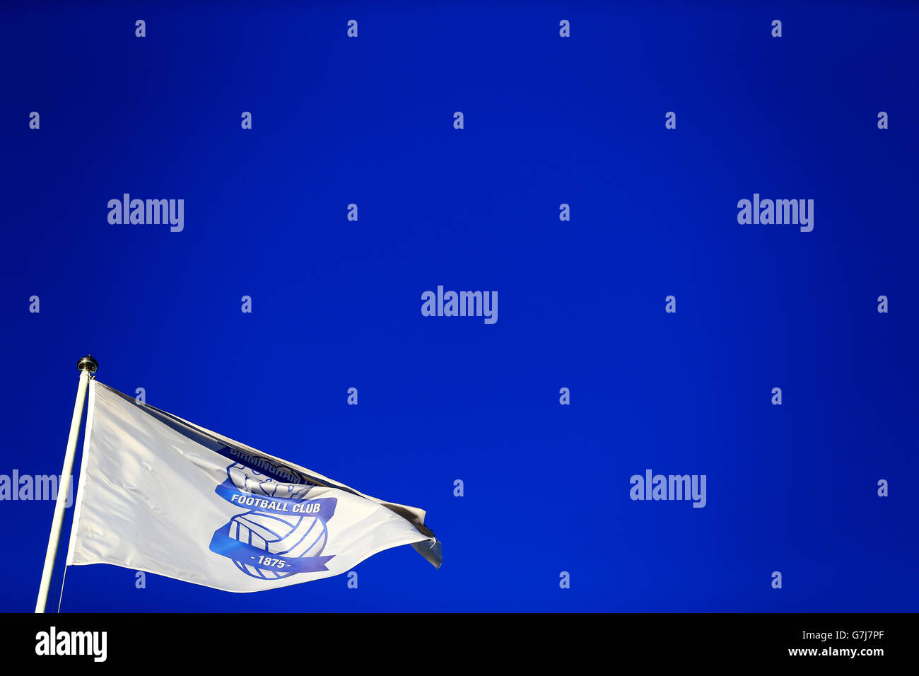 Birmingham football flag hi-res stock photography and images - Alamy