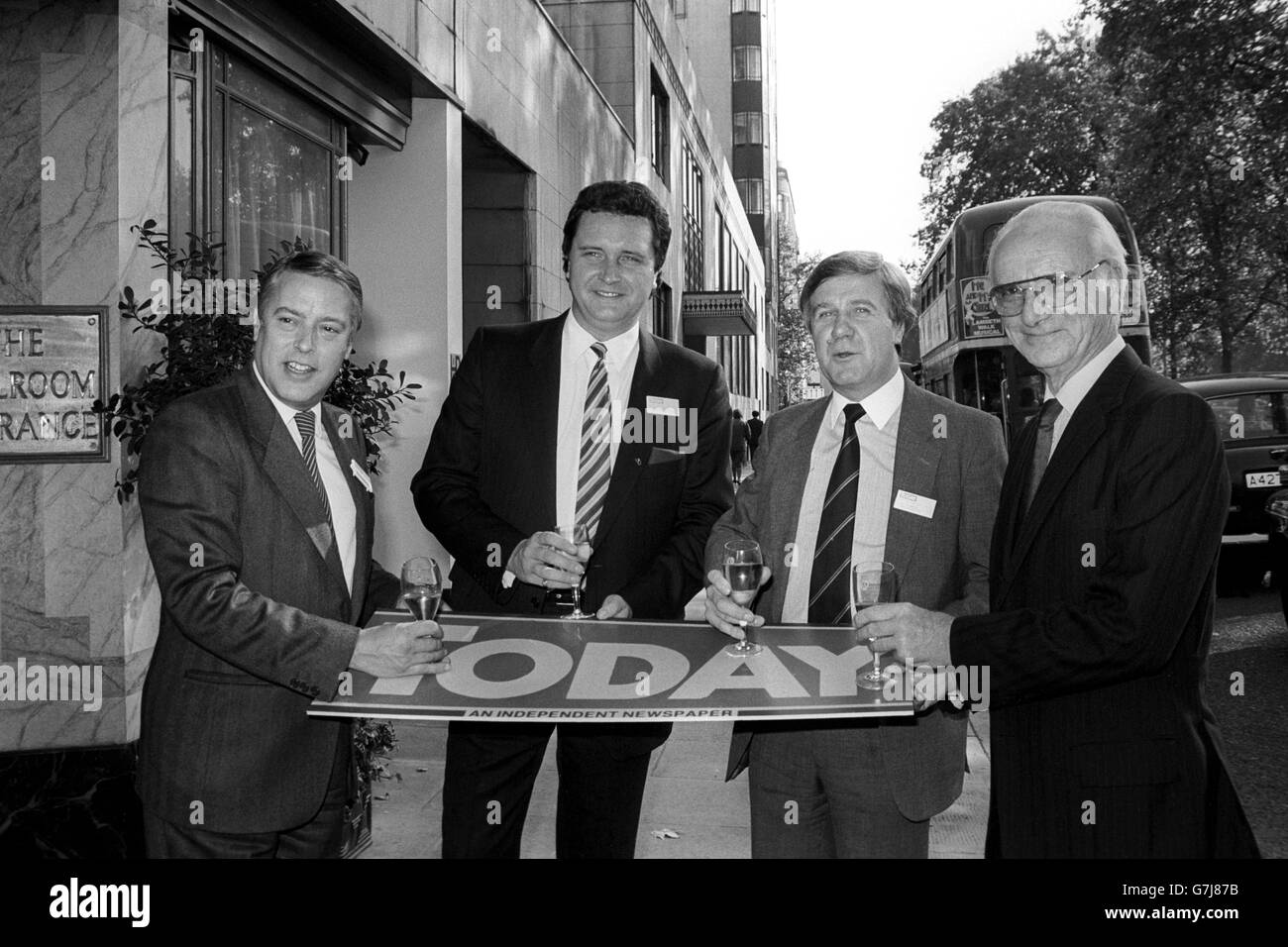The Today newspaper was re-launched at the Dorchester Hotel in London ...