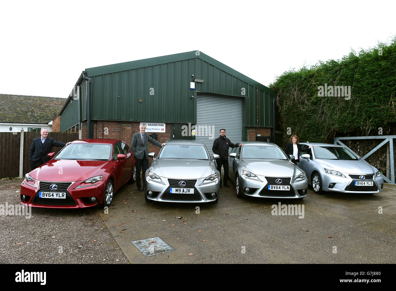 Toyota fleet handover to resin products ltd hi-res stock photography ...