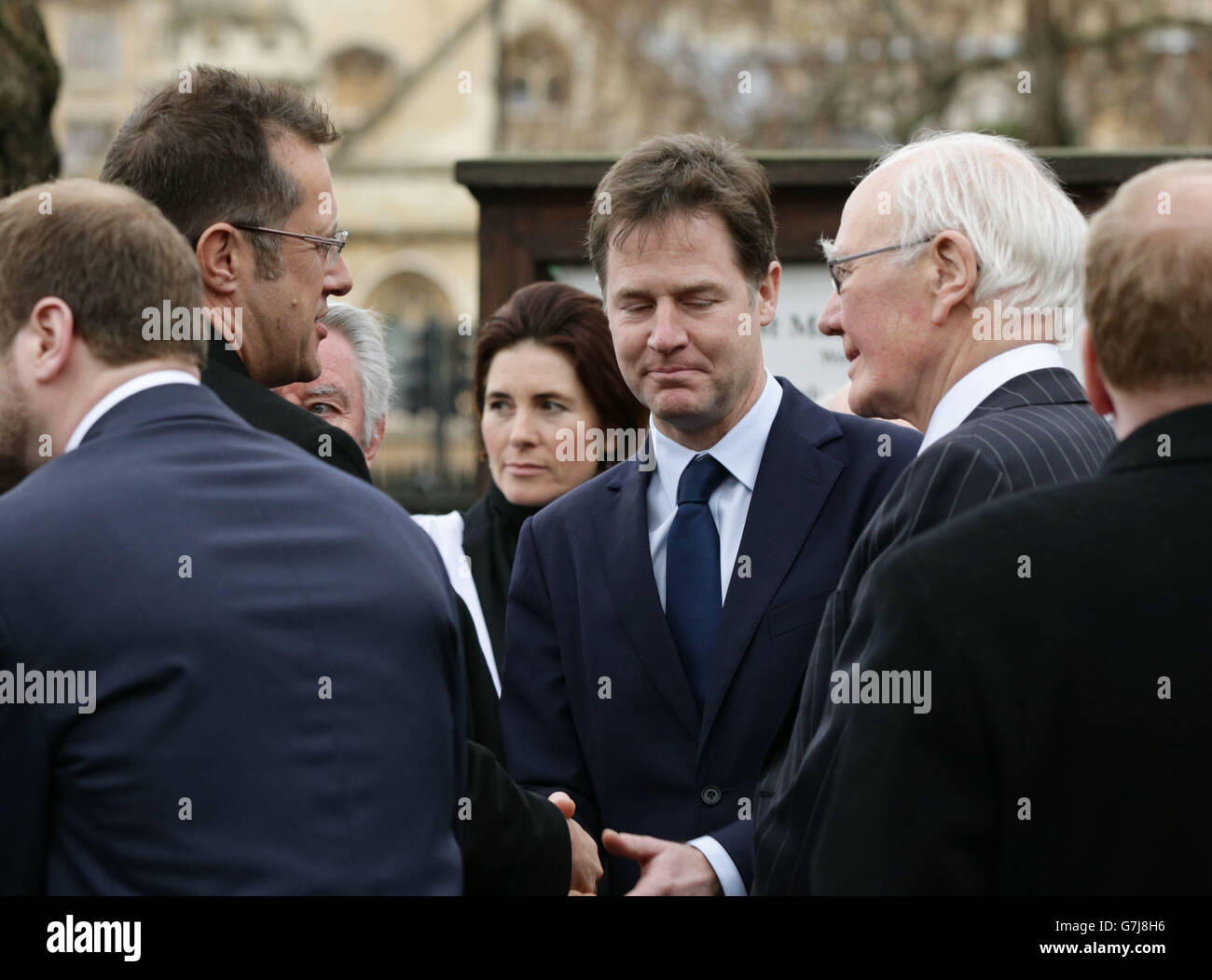 Son of jeremy thorpe after the funeral of jeremy thorpe hi-res stock ...
