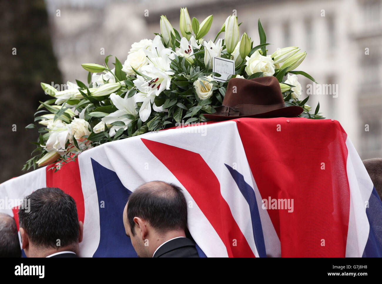 Jeremy Thorpe funeral Stock Photo - Alamy