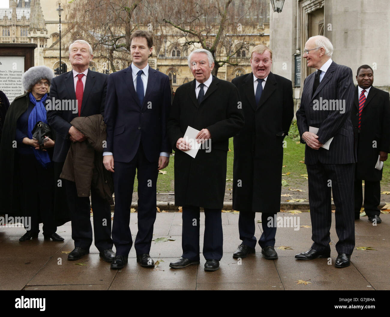 Lord ashdown attending the funeral of jeremy thorpe hi-res stock ...