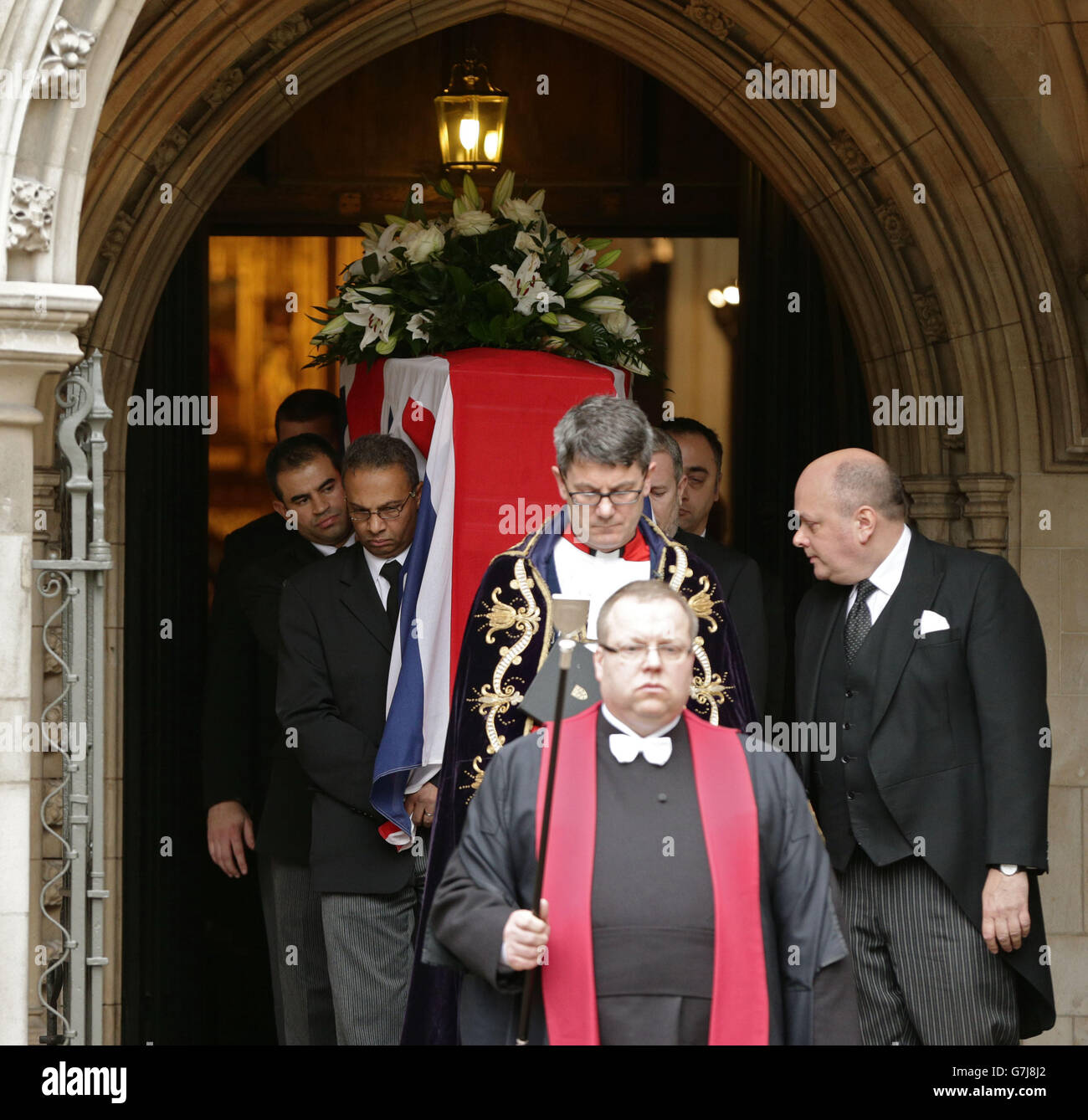 Jeremy Thorpe funeral Stock Photo - Alamy