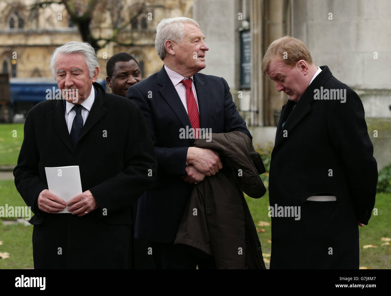 Jeremy Thorpe funeral Stock Photo - Alamy