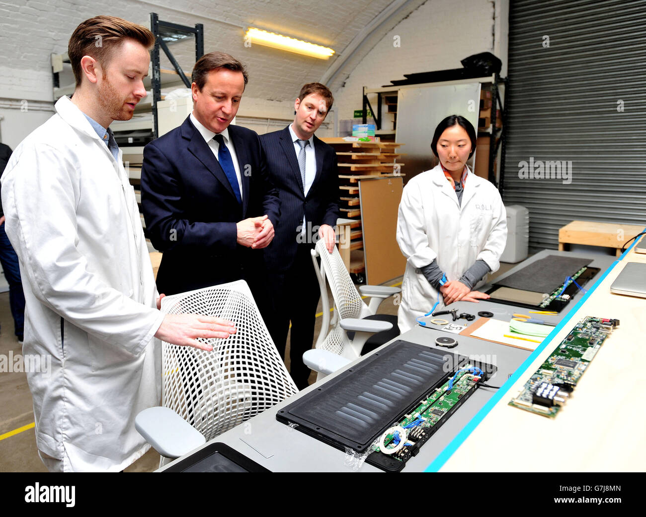 Founder chief roli visit roli manufacturing plant in haggerston hi-res ...