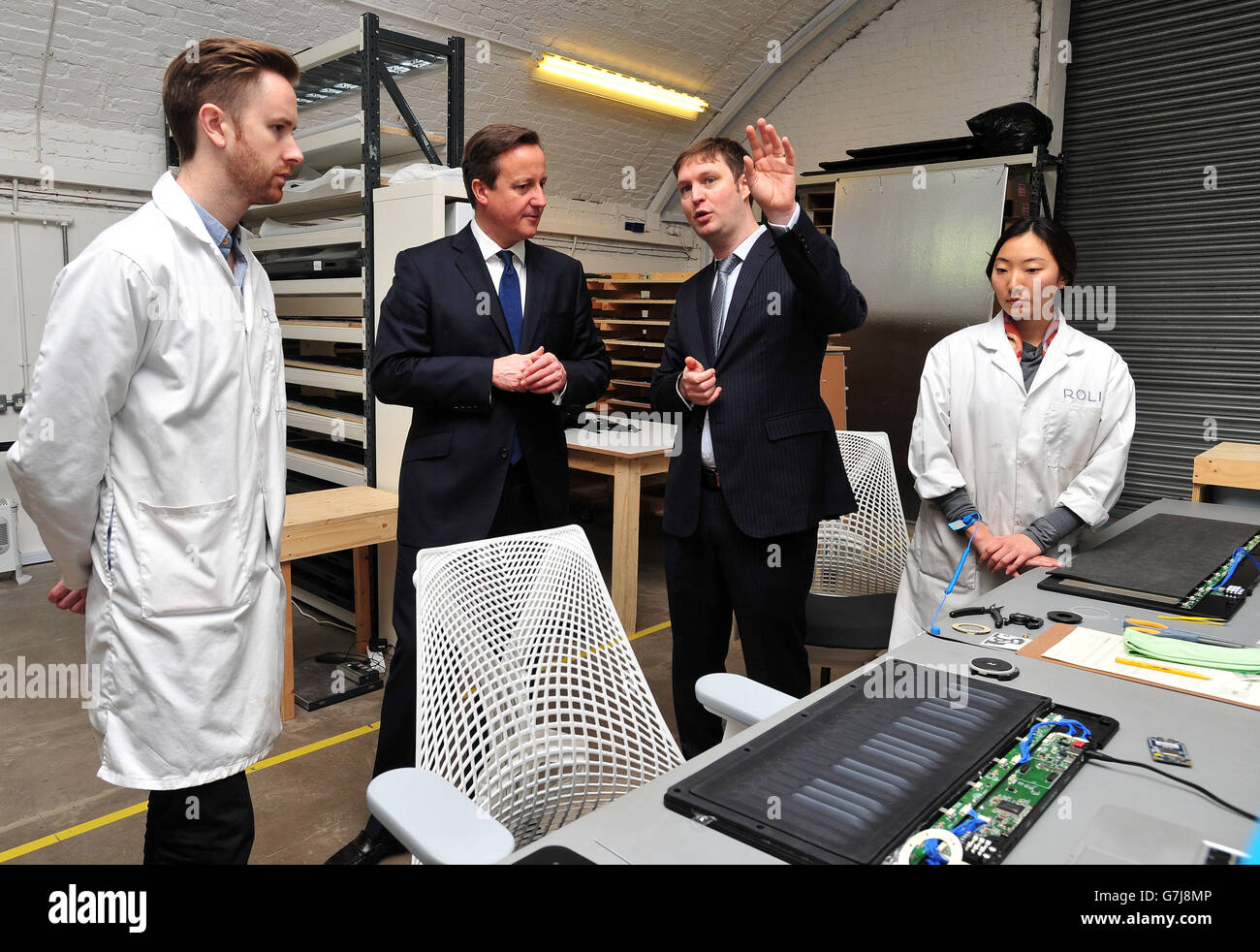 Founder chief roli visit roli manufacturing plant in haggerston hi-res ...