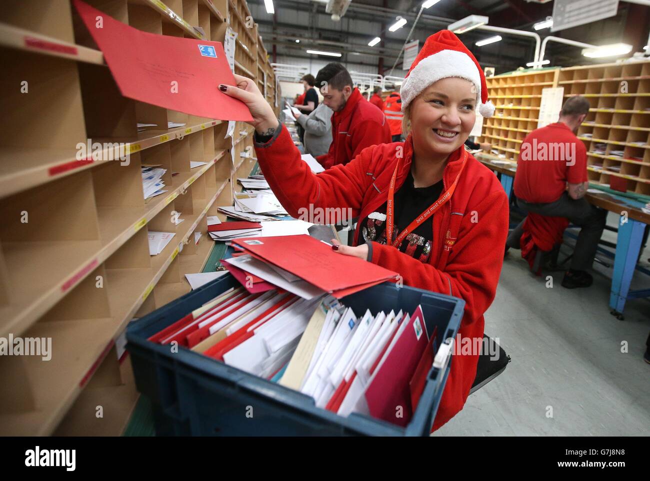 Christmas mail - Glasgow Stock Photo - Alamy