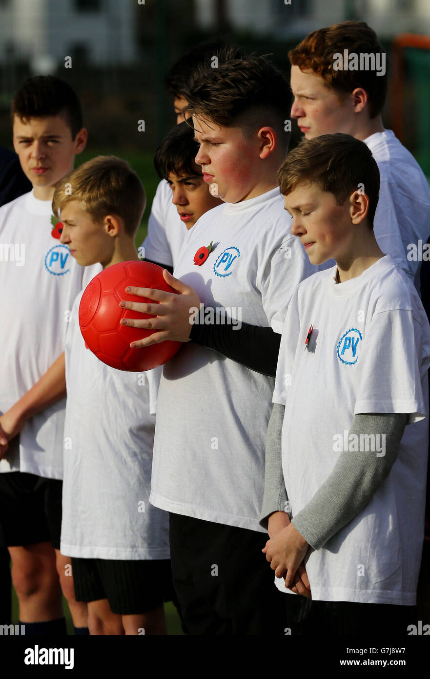 First World War Christmas truce football match Stock Photo - Alamy