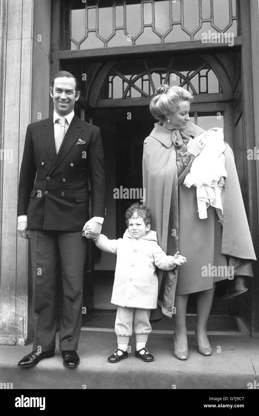 Prince and Princess Michael of Kent with Lord Frederick Windsor and ...