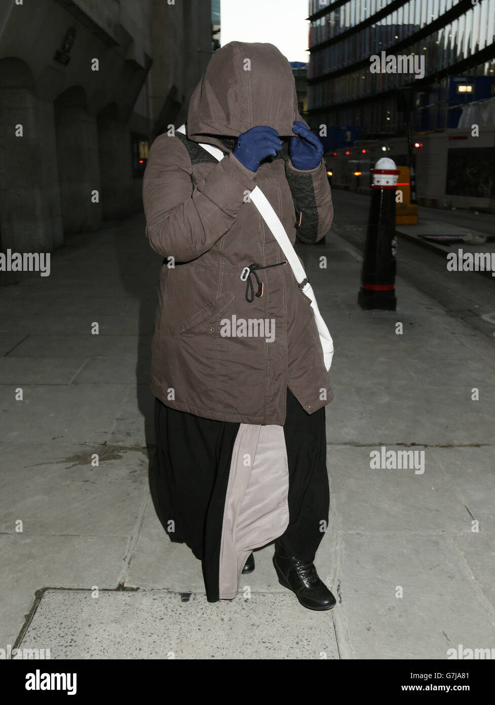 Alaa Abdullah Esayed, 22, arriving at the Old Bailey in London, where ...