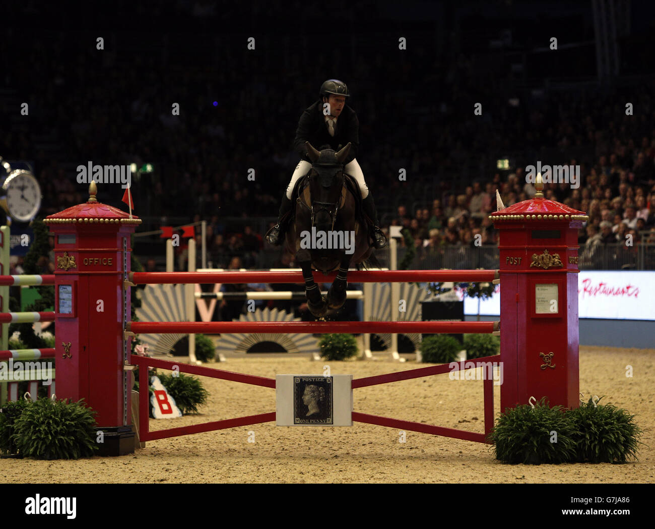 Great Britain's Robert Whitaker riding Zantos II competes in the Levy ...