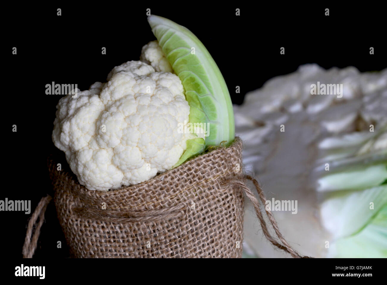 Cauliflower in a bag Stock Photo - Alamy