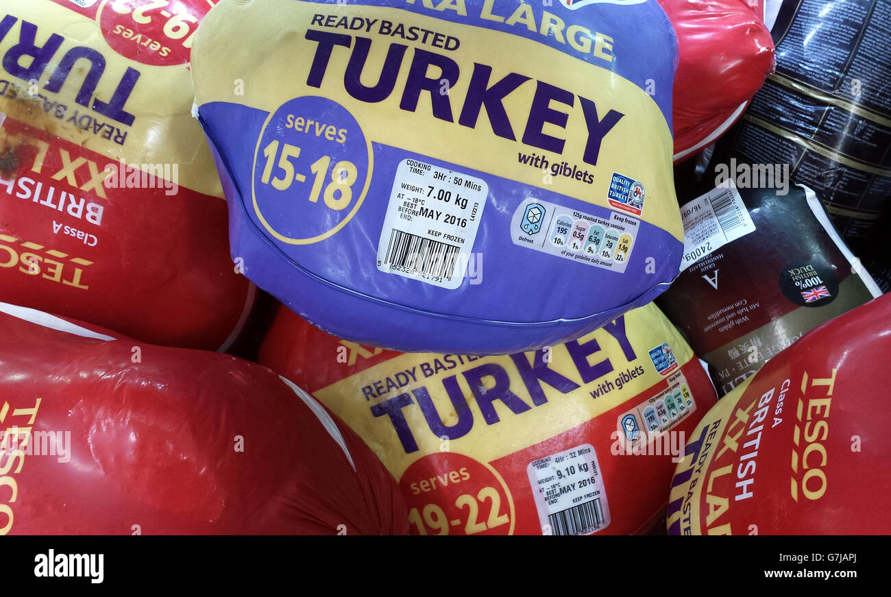 Frozen turkey supermarket hi-res stock photography and images - Alamy