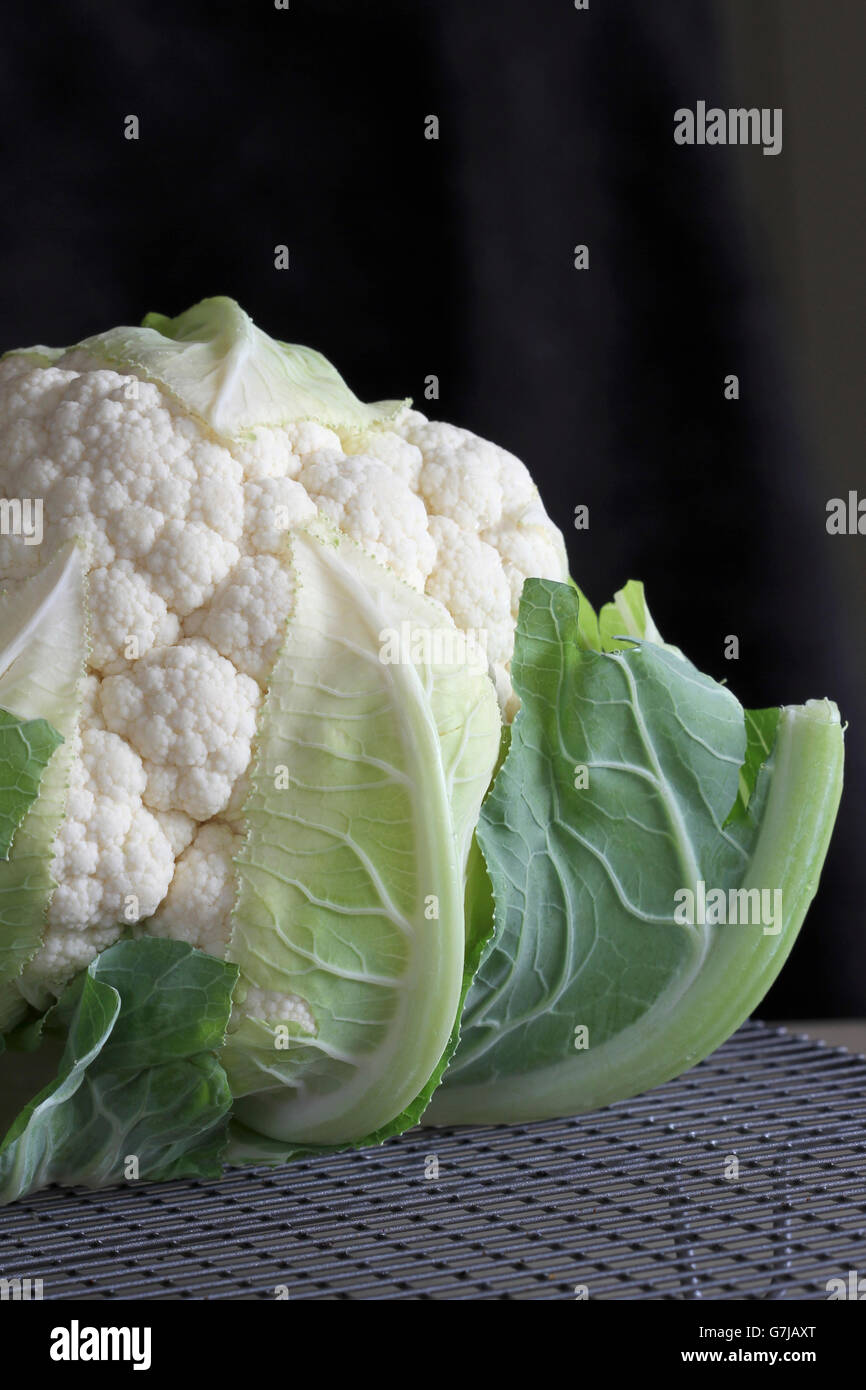 A fresh raw cauliflower Stock Photo - Alamy