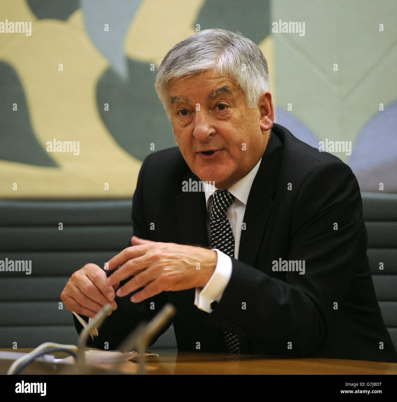 David Bernstein, Chairman of the British Cross, talks in the House of ...