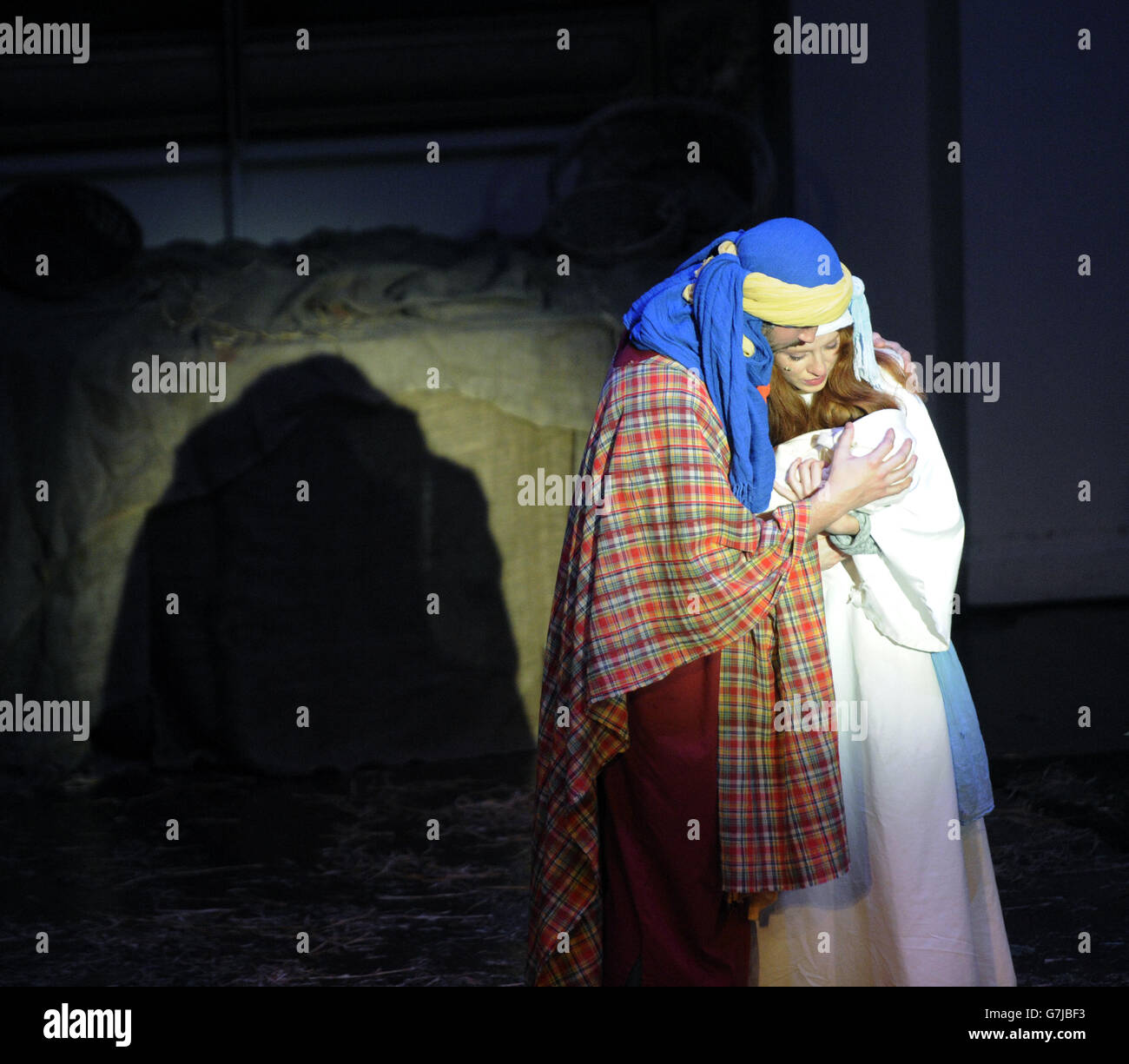 Wintershall Nativity BBC Stock Photo - Alamy