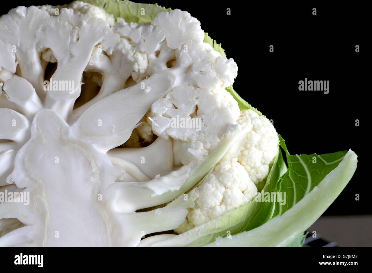 A fresh raw cauliflower Stock Photo - Alamy