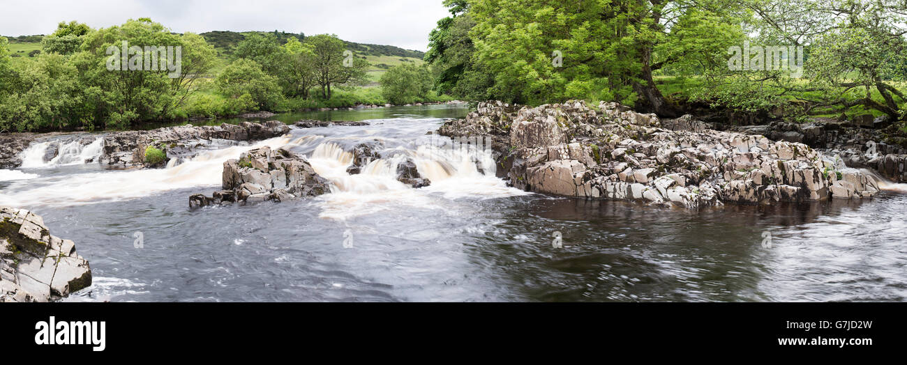 The River Tees between Low and High Force, Teesdale, County Durham ...