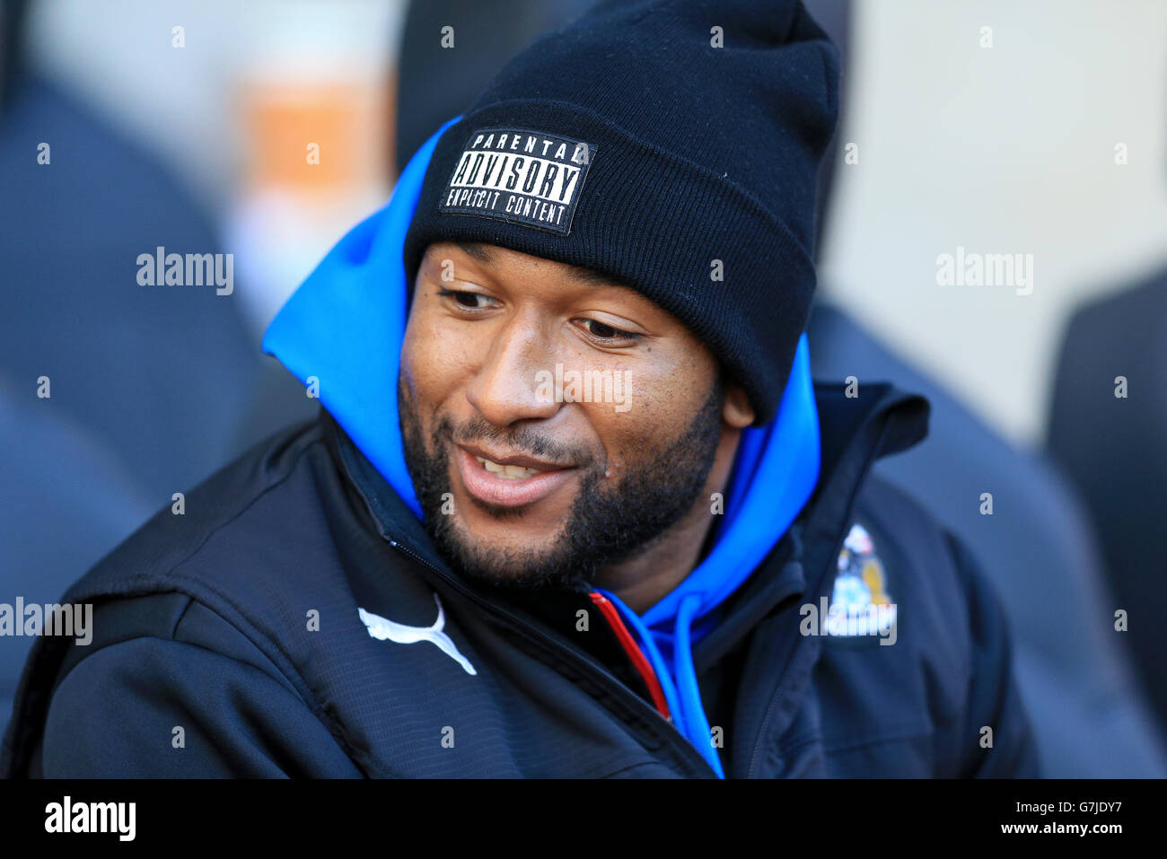 Coventry citys reda johnson before the game hi-res stock photography ...