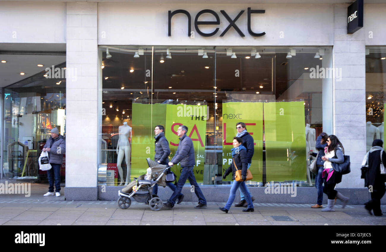 General view of the Next retail store at Marble Arch, London as the ...