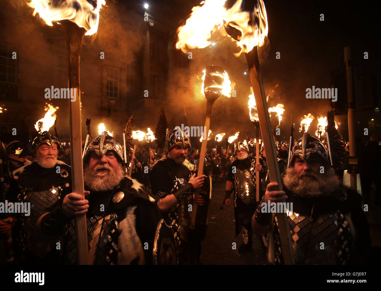 Hogmanay Torchlight Procession Stock Photo - Alamy
